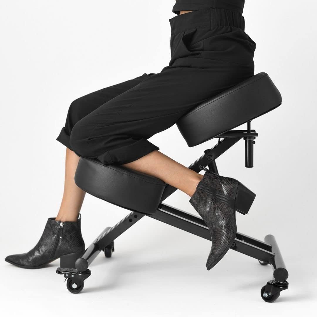 Amazon.com: Sleekform Ergonomic Kneeling Chair - Adjustable Seat Angle ...