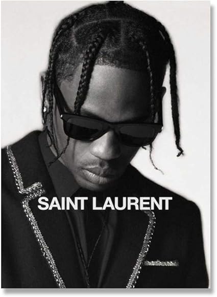 Amazon.de: Leinwand Wand Kunst Druck Schwarz Weiß Travis Scott Music ...