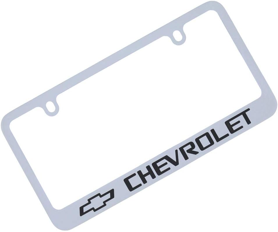 Amazon.com: Chevrolet Chrome Metal License Plate Frame : Automotive