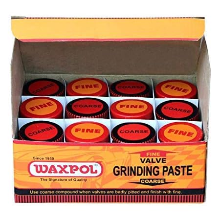 Waxpol Valve Grinding Paste (Coarse & Fine)- 100 g (Set of 12) : Amazon ...