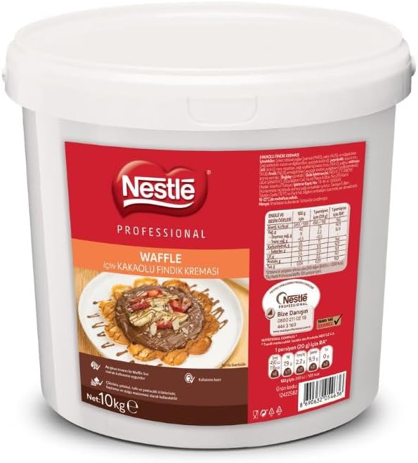 Nestlé Profesyonel Waffle Sos 10 kg : Amazon.com.tr: Gıda Ürünleri