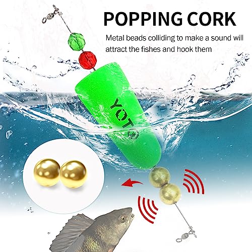 Snapklik.com : Popping Cork For Saltwater,Weighted Popping Floats ...