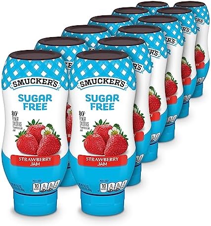 Amazon.com : Smucker’s Squeeze Sugar Free Strawberry Jam, 16.5 oz ...