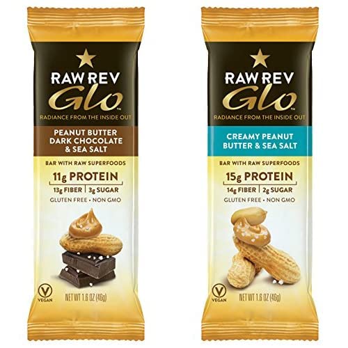 Amazon.com : Raw Rev Vegan Favorites Variety Pack, 1.6 Oz Protein Bars ...