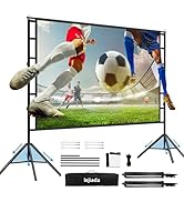 Amazon.com: 180 inch Projector Screen and Stand, 15FT Large Indoor ...