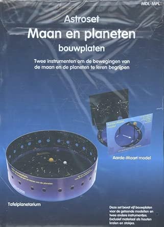 Amazon.com: Astroset maan en planeten bouwplaten: twee instrumenten om ...