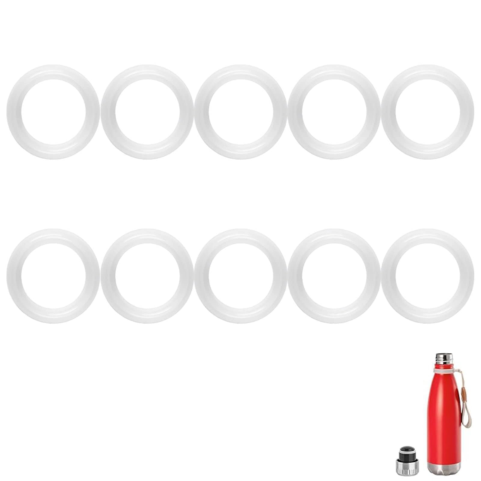 Amazon.com: Agatige 10PCS Silicone Sealing Rings, 1.99" OD 1.5" ID ...