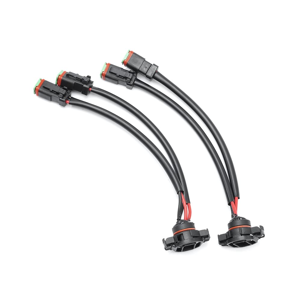 Amazon.com: PS24W 5202 H16-EU to Deutsch DT DTP DT06-2S Connector Fog ...