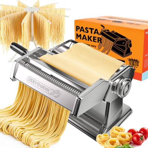 Amazon.com: Nonni's Kitchen Manual Pasta Maker Machine, 150mm Steel ...