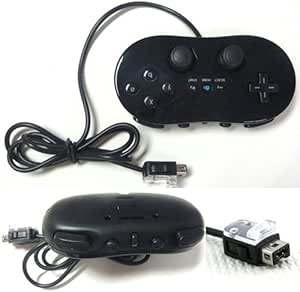 Best Black Wii Classic Controller for Nintendo Wii / Wii U Video Game ...