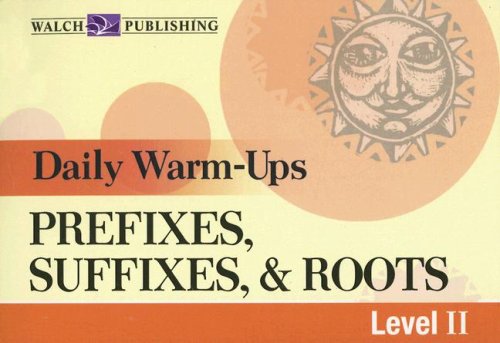 Amazon.com: Daily Warm-Ups, Prefixes, Suffixes, & Roots Level II (Daily ...