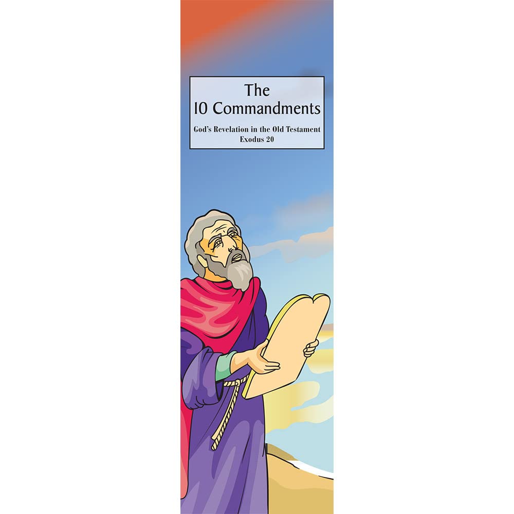 Amazon.com: Religious Ten Commandments Bookmarks for Kids (25) : Office ...