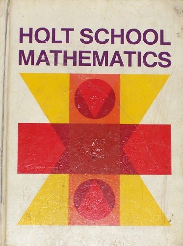 Holt School Mathematics: Eugene Nichols: 9780030851353: Amazon.com: Books