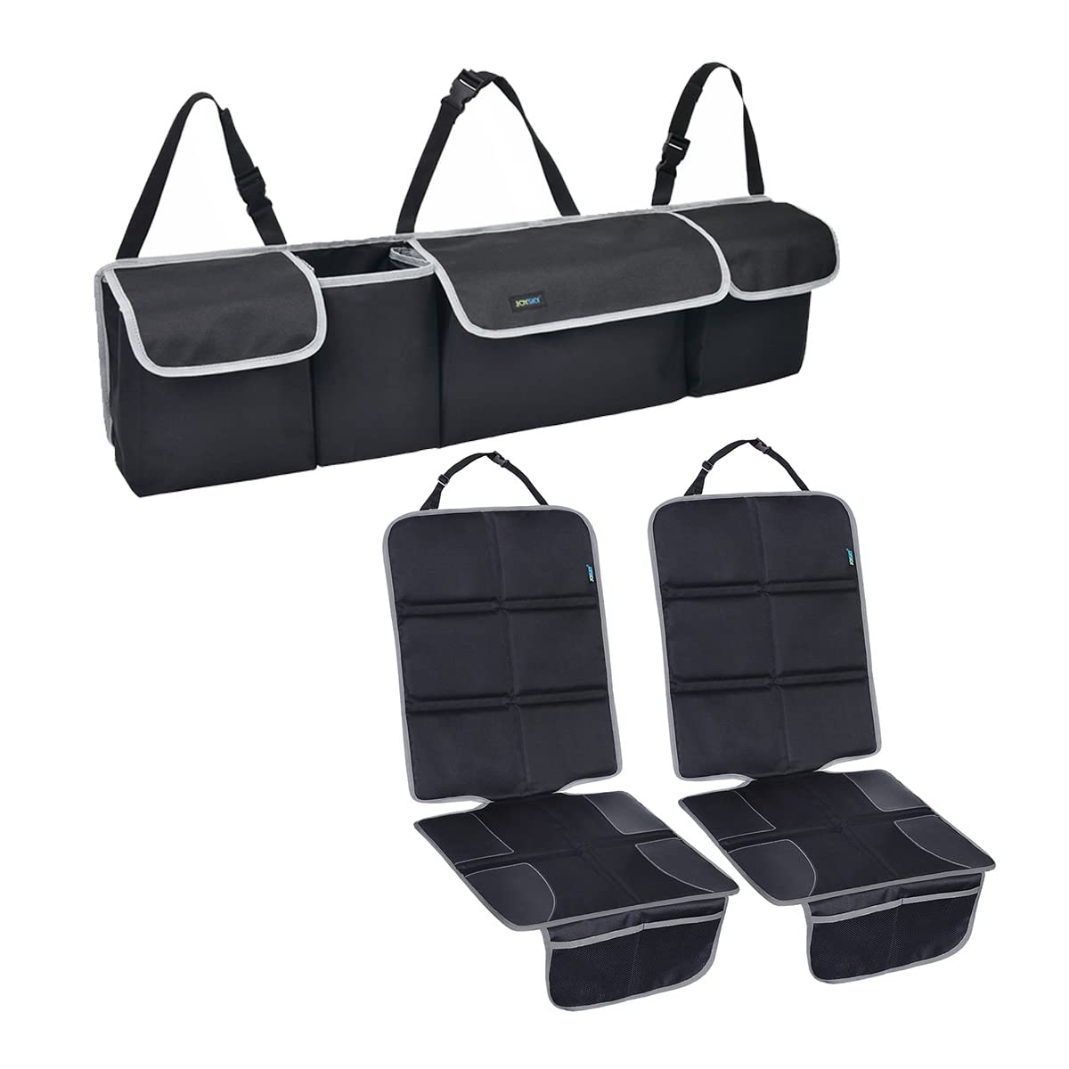 Amazon.com: JOYSKY Trunk Organizer and Car Seat Protectors, Durable ...