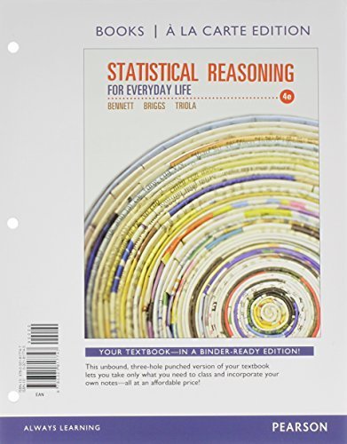 Amazon.com: Statistical Reasoning for Everyday Life, Books a la Carte ...