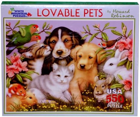 Amazon.com: Lovable Pets Puzzle : Toys & Games