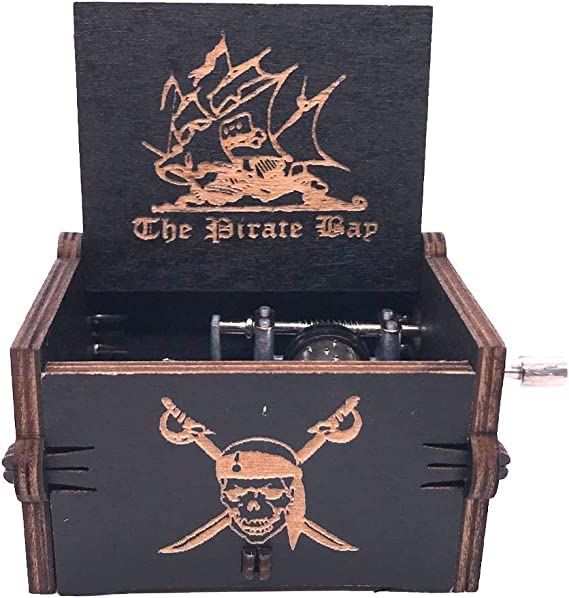 Buy Fusked Pirates of The Caribbean Music Box Hand Crank Musical Box ...