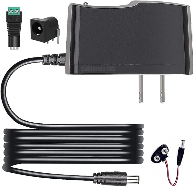 Amazon.com: 9V 1A AC DC 100V-240V Power Supply Adapter Cord for Arduino ...