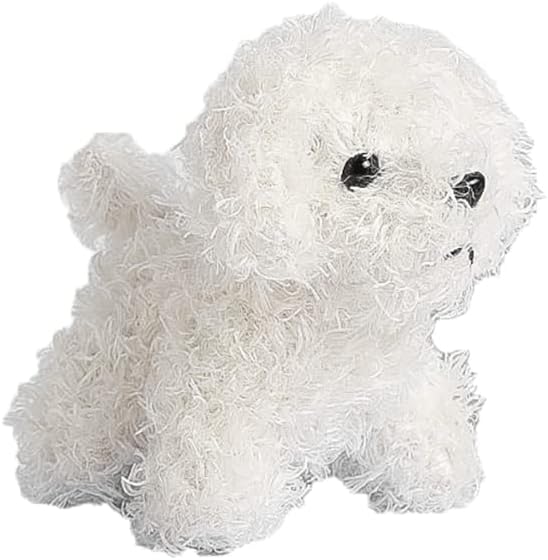 Uposao Plush Dog, 10 cm Realistic Teddy Dog, Cuddly Toy for Children ...