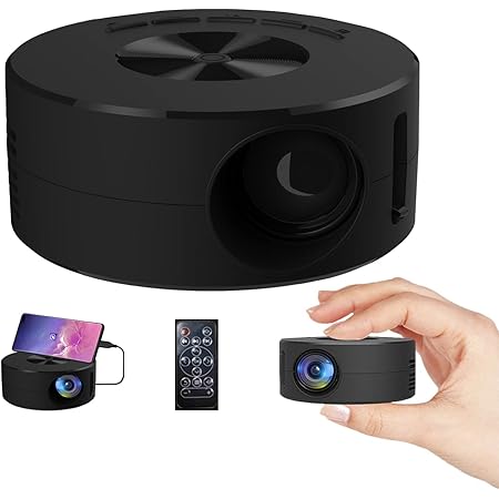 Amazon.com: Portable Mini projectors LED Micro Projector 1080P Home ...