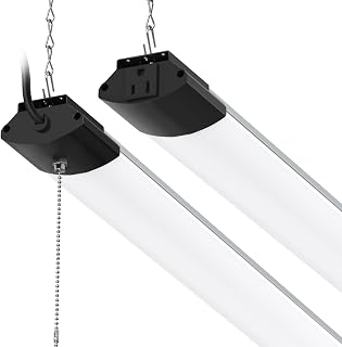 Best Fluorescent Light Fixtures Replacements: LED Shop Lights for ...