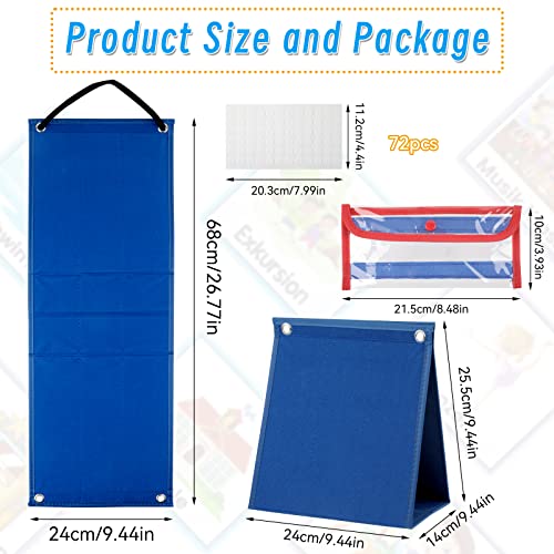 Felt Visual Board, Backing Board for Children Visual Timetable, 68x24cm ...