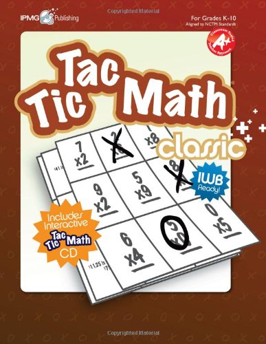 Tic Tac Math Classic Book and Interactive Math Game App CD | Amazon.com.br