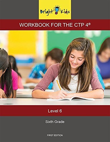 Bright Kids Workbook for the CTP 4 - Level 6 (6th Grade) by Bright Kids ...
