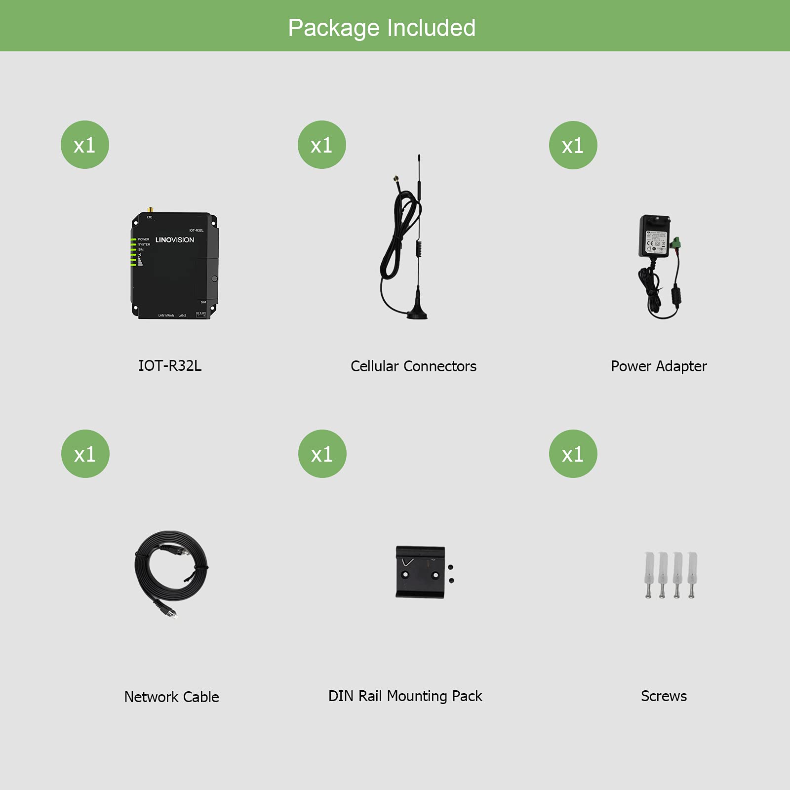 LINOVISION Industrial Unlocked 4G LTE Router for AT&T and T-Mobile SIM ...