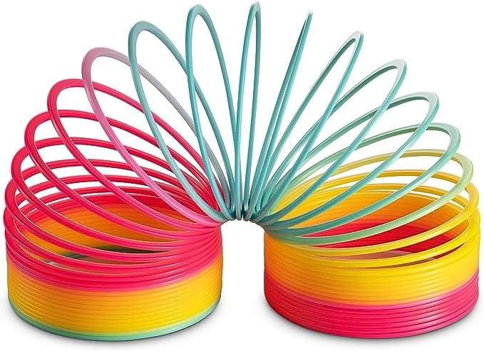 Buy ZOYO Rainbow Magic Slinky Spring Toy Fun Playing for Kids ...