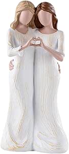 Amazon.com: Mother and Daughter Figurines, Mother Daughter Hugging ...