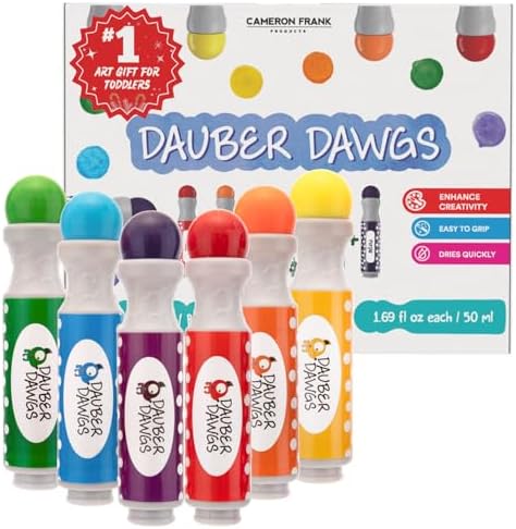 Amazon.com: Shuttle Art Dot Makers, 12 Colors Bingo Daubers with 20 ...