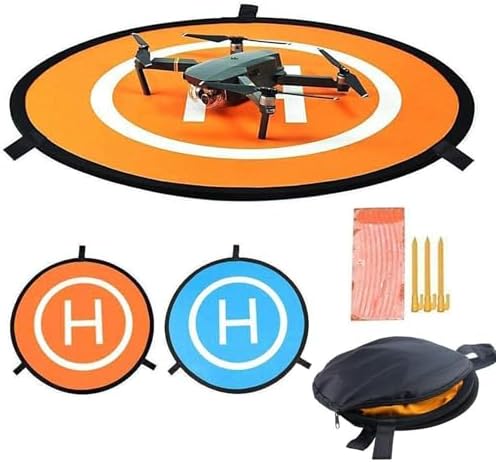 Drone Landing Pad,Collapsible Helipad Dronepad Launch Mat,Waterproof ...