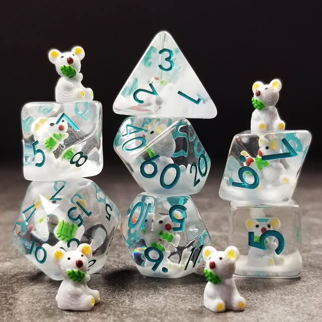 Amazon.com: Sage's Portal Animal Familiars Resin DND Dice Set ...