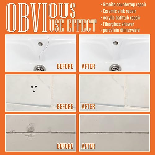 Snapklik.com : Ankita Porcelain Repair Kit White, Sink & Tub Repair Kit ...