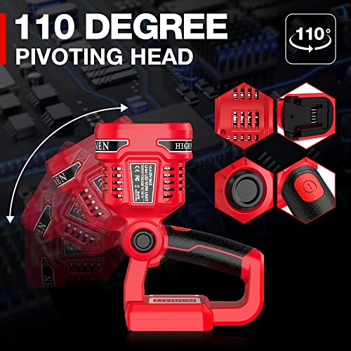 Snapklik.com : DTEZTECH 12W 1120LM LED Work Light Powered By Milwaukee ...