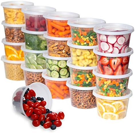 Amazon.com: Freshware 48 Pack of 16 and 32 oz, 24 sets each size Food ...