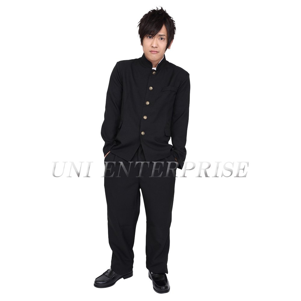 Buy PATYMO Japanese High School Student Uniform Costume Black Men s buy-patymo-japanese-high-school-student-uniform-costume-black-men-s