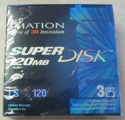 Amazon.com: Imation SuperDisk 120MB (3-Pack) LS-120 Super Disk ...