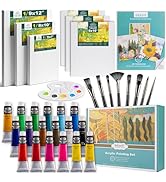 Amazon.com: Inburit Art Paint Set for Kids, Painting Supplies Kit with ...