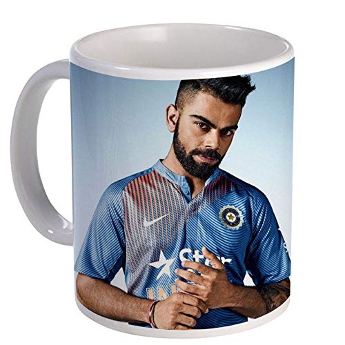 Buy COLORYARD Best White Ceramic Coffee Mug 1Pc Sports Gift(Indian ...