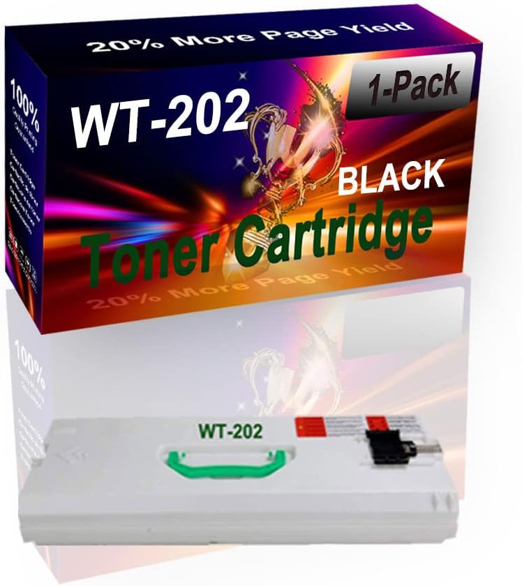 Amazon.com: 1-Pack (Black) Compatible High Yield WT-202 WT202 Waste ...