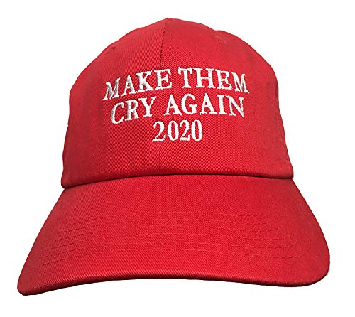 Make Them Cry Again 2020 - Red Embroidered Ball Cap at Amazon Men’s ...