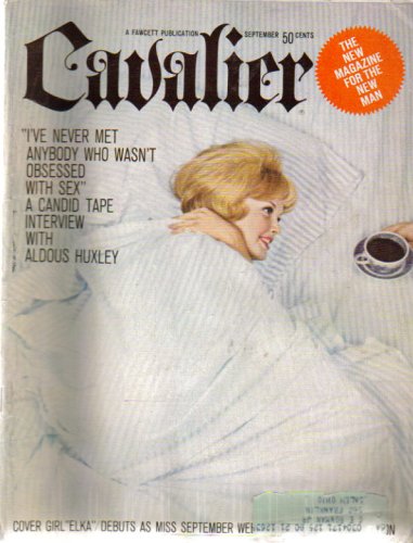 Cavalier Vintage Men's Magazine September 1963: Fawcett Publications ...