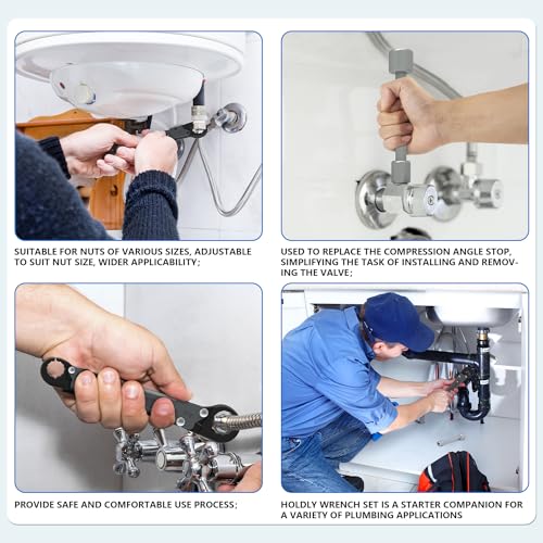 Snapklik.com : Angle Stop Wrench Angle Stop Removal Tool, Plumbing ...