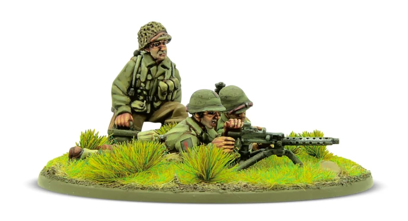 Warlord Games US Army 30 Cal MMG Team – 28mm Scale Metal Miniatures for ...