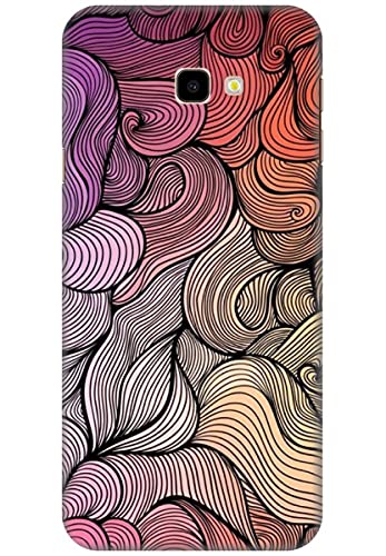 AMEZ Back Cover for Samsung Galaxy J4 Plus Swirly Design Mobile Phone ...