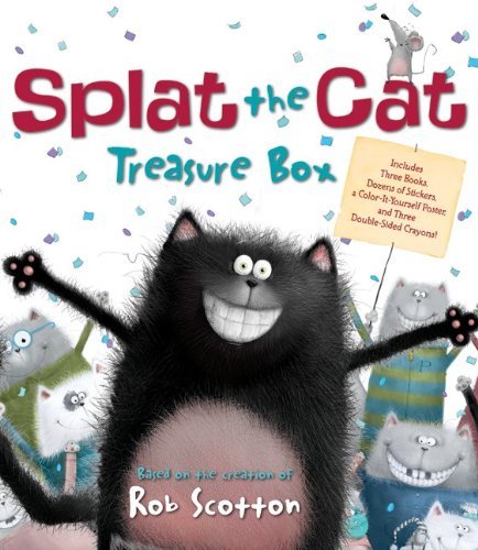 By Rob Scotton Splat the Cat Treasure Box: Splat the Cat Sings Flat ...