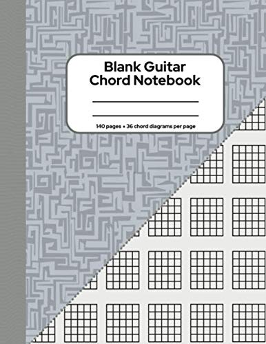 Amazon.com: Guitar Book : Blank Guitar Chord Notebook | 140 pages of 36 ...