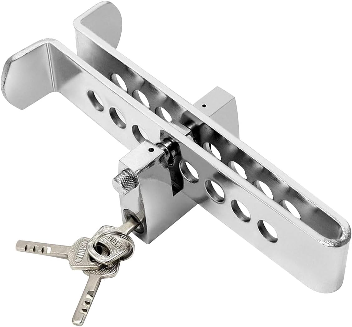 Amazon.com: ZIMISI Car Anti-Theft Brake Clutch Lock, Stainless Steel 8 ...